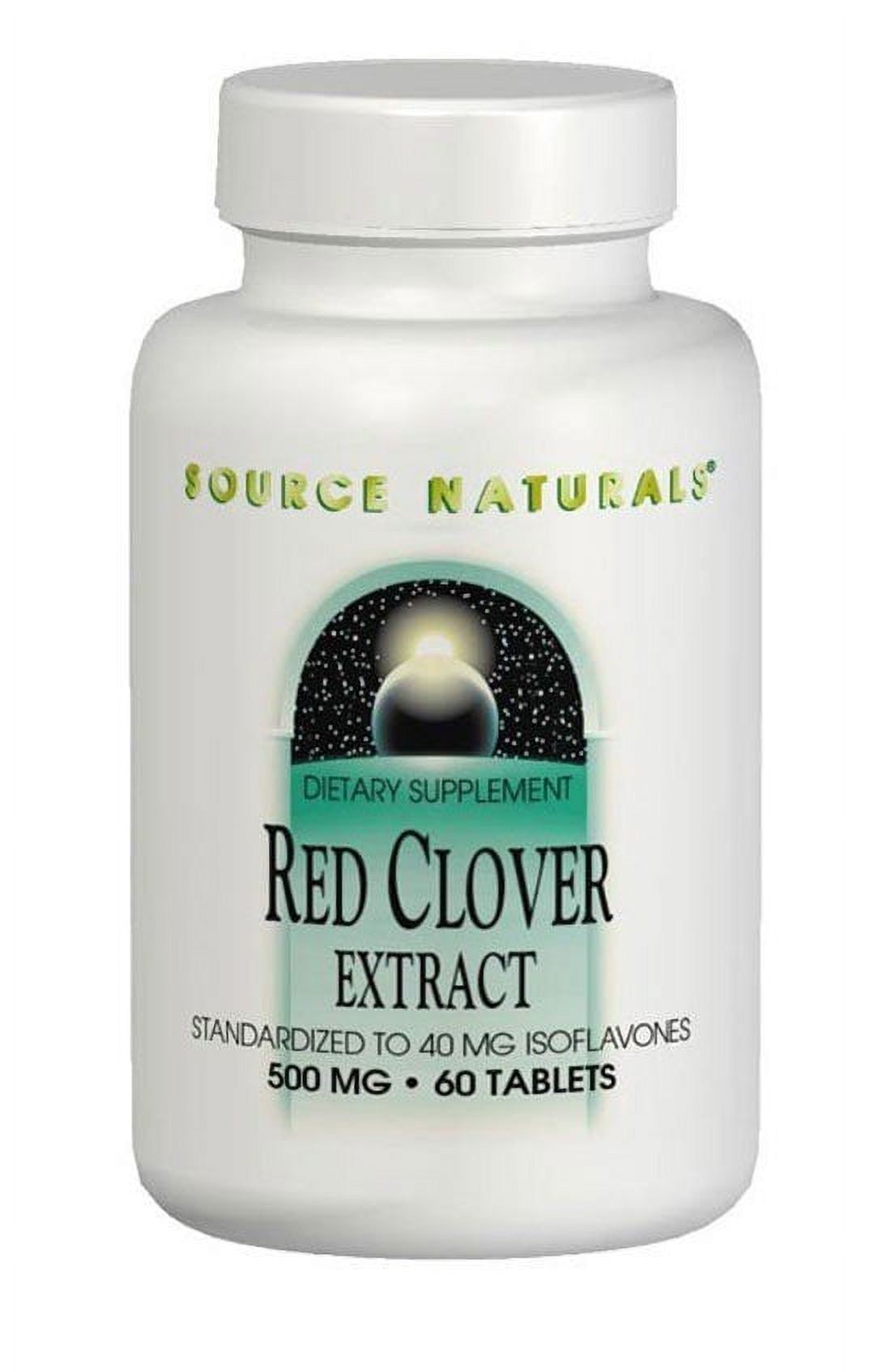 Source Naturals, Inc. Red Clover Leaf Extract 30 Tablet - Walmart.com