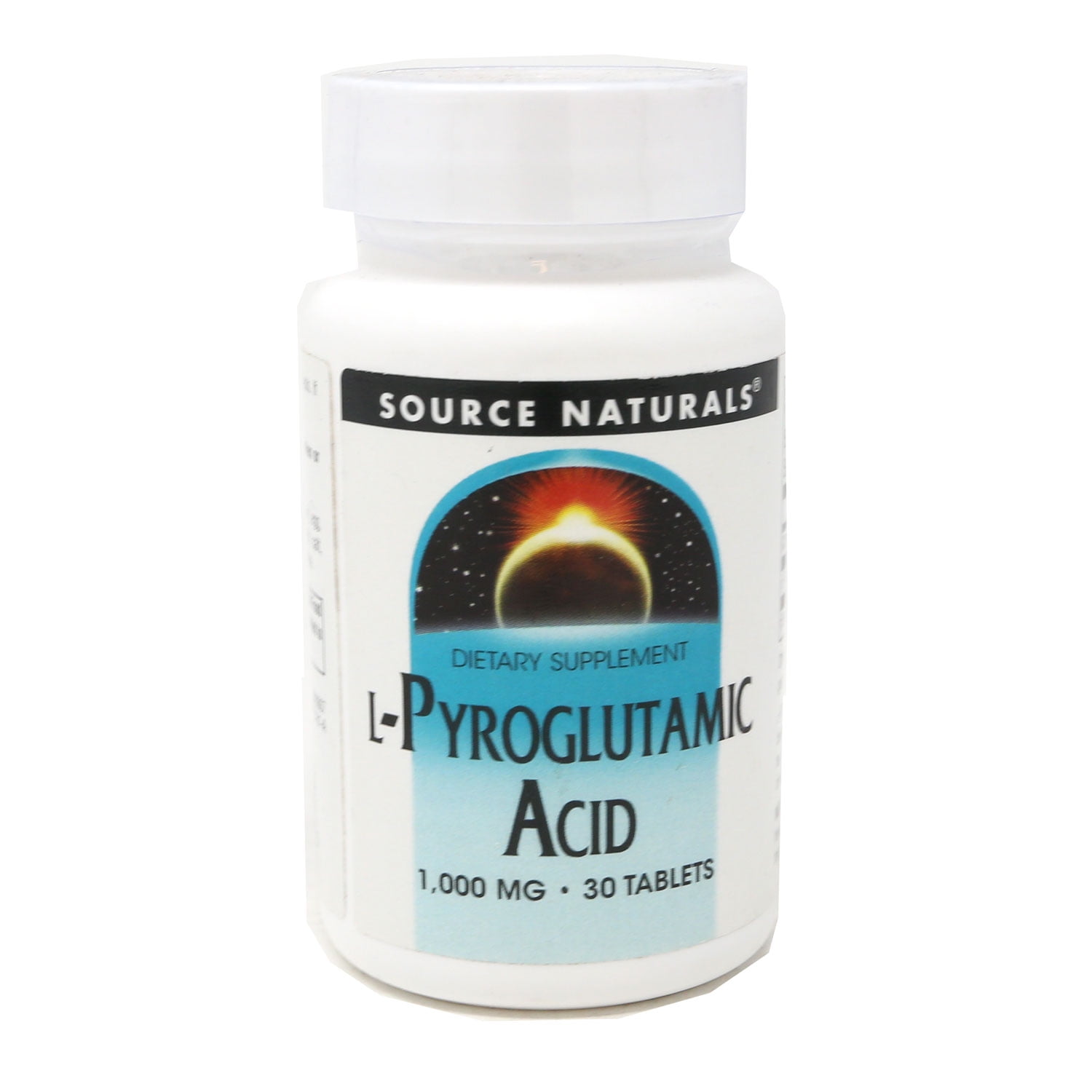 Source Naturals L-Pyroglutamic Acid 1000 mg - 30 Tablets - Walmart.com