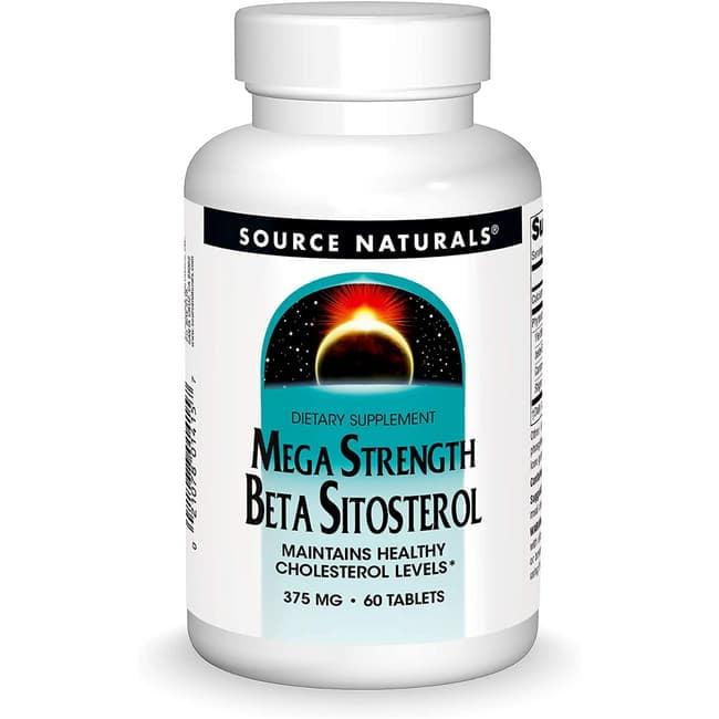 Source Naturals Mega Strength Beta Sitosterol 60 Tablet - Walmart.com