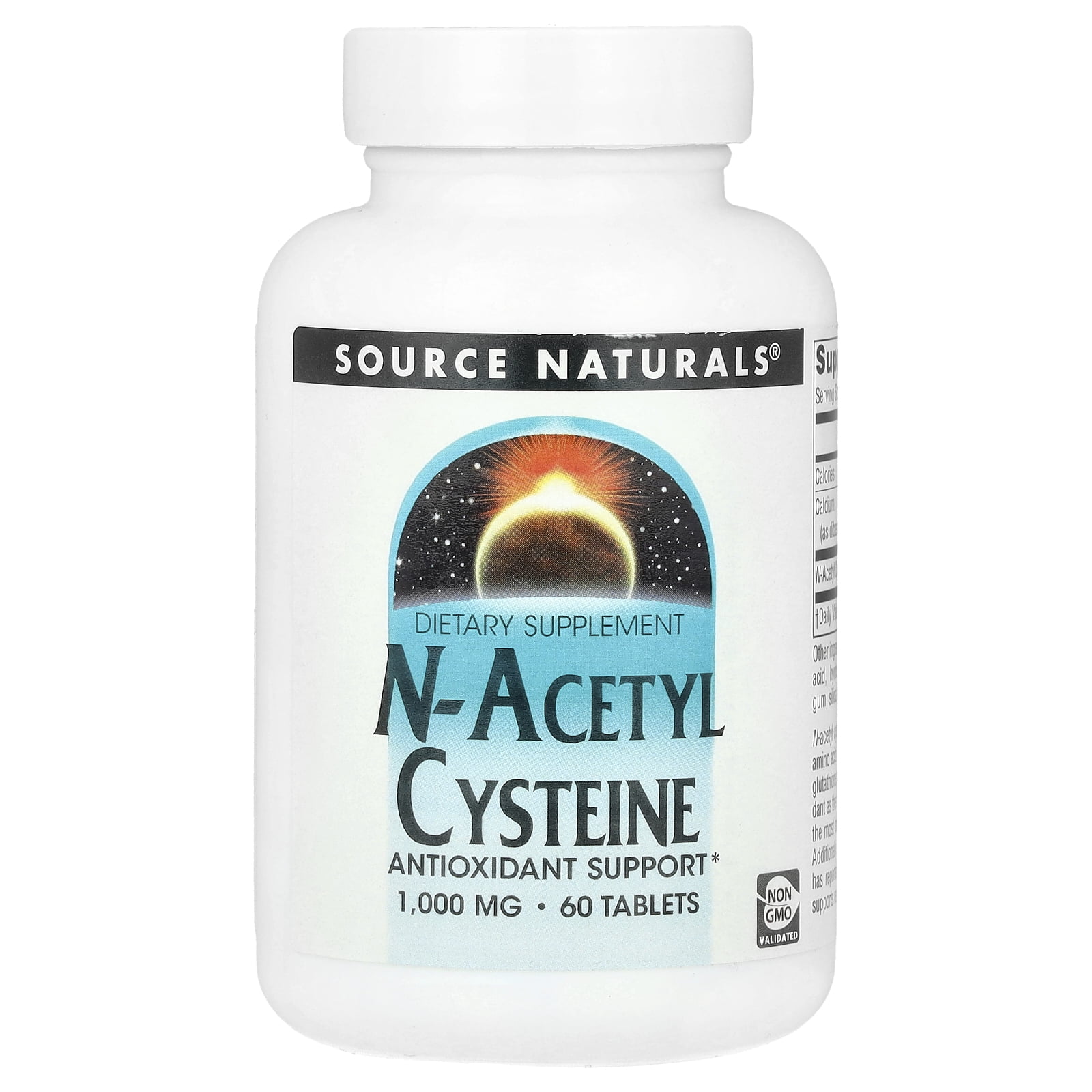Source Naturals N-Acetyl Cysteine - AntiOXIDANT sUPPORT* - 1,000 mg ...
