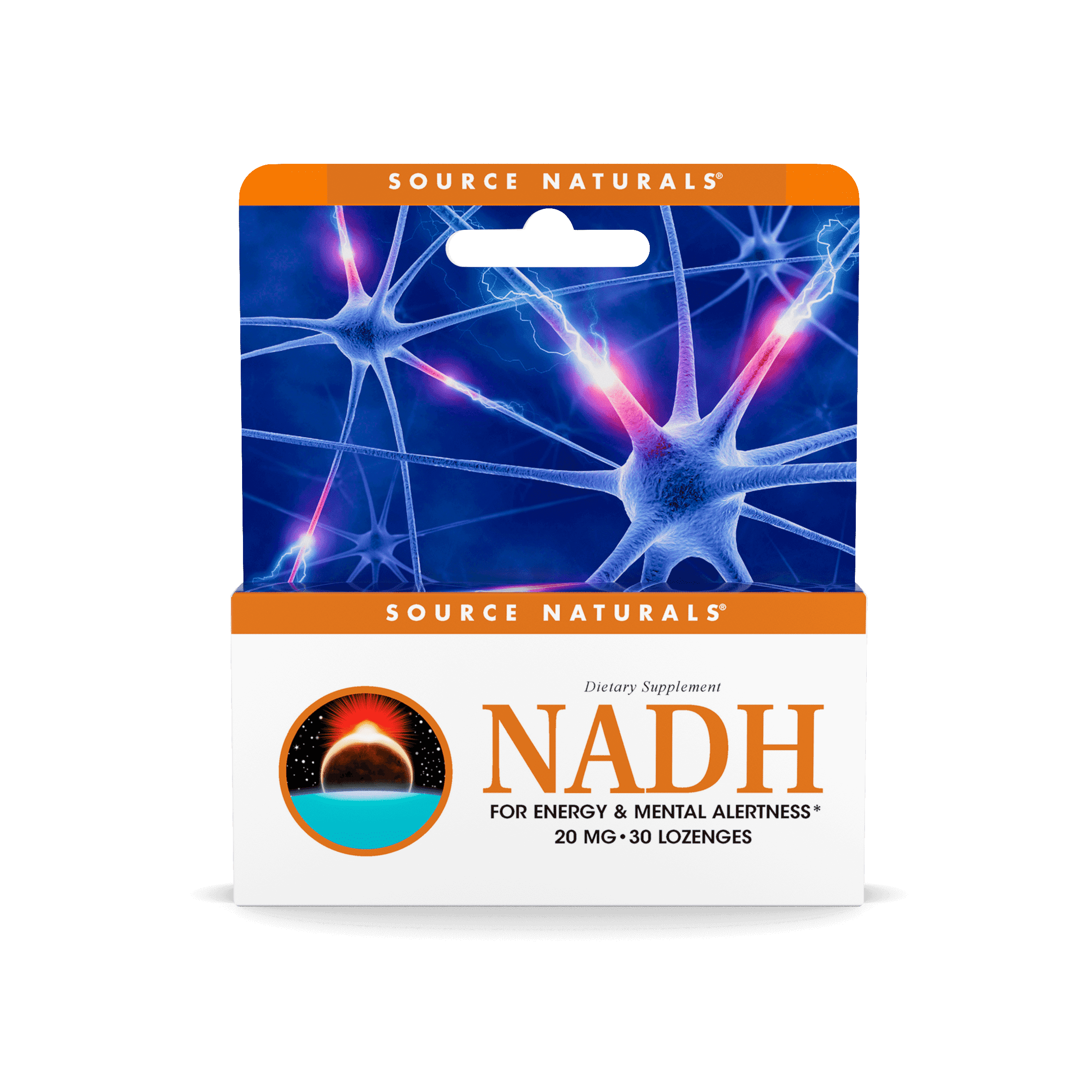 Source Naturals NADH 20mg Lozenges, Boost Energy and Mental Alertness ...