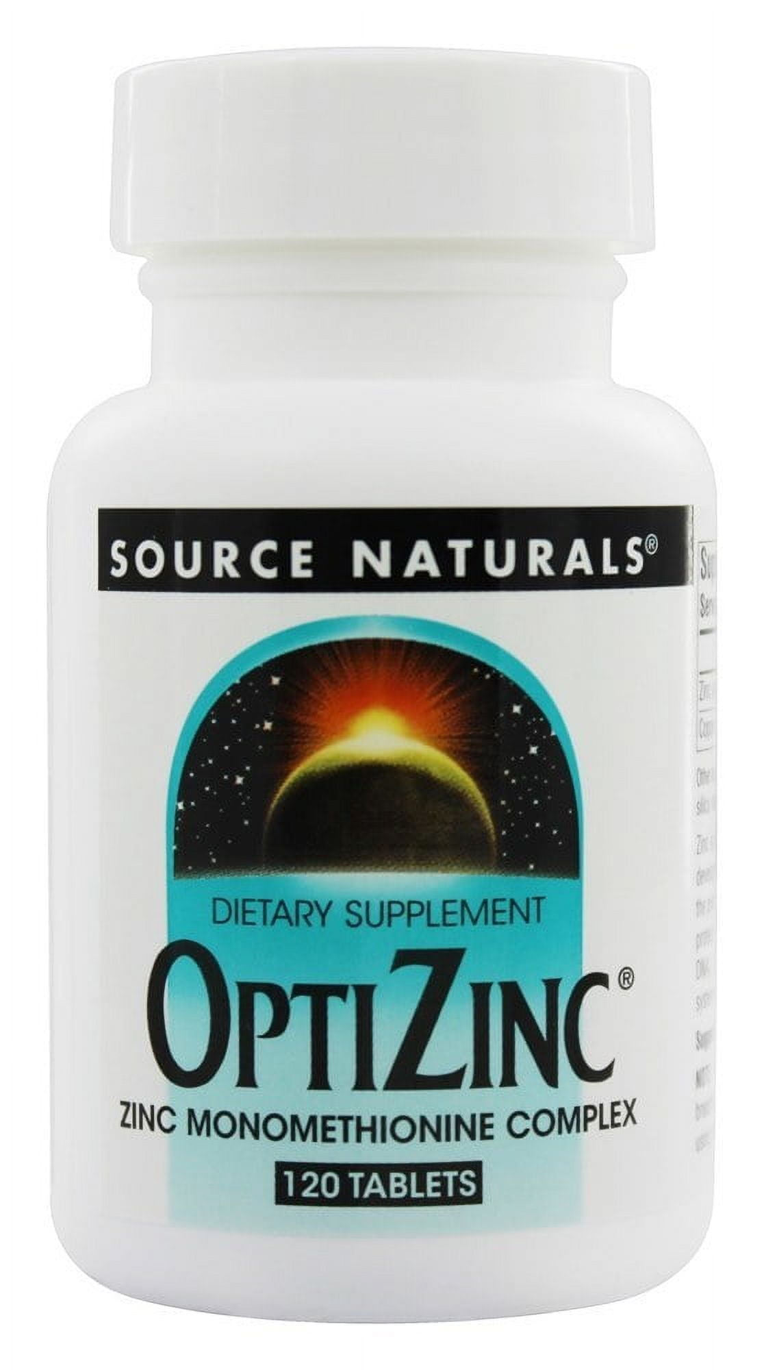 Source Naturals OptiZinc 30mg, 120 tablet - Walmart.com