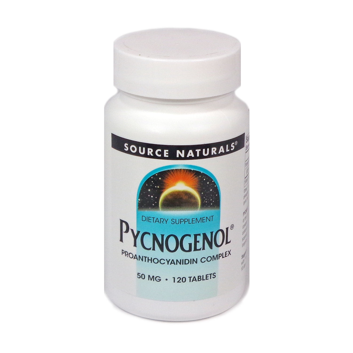 Pycnogenol 50 mg By Source Naturals - 120 Tablets - Walmart.com