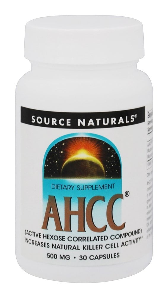 Source Naturals AHCC 500mg Immune Enhancement Supplement, 30 Capsules ...