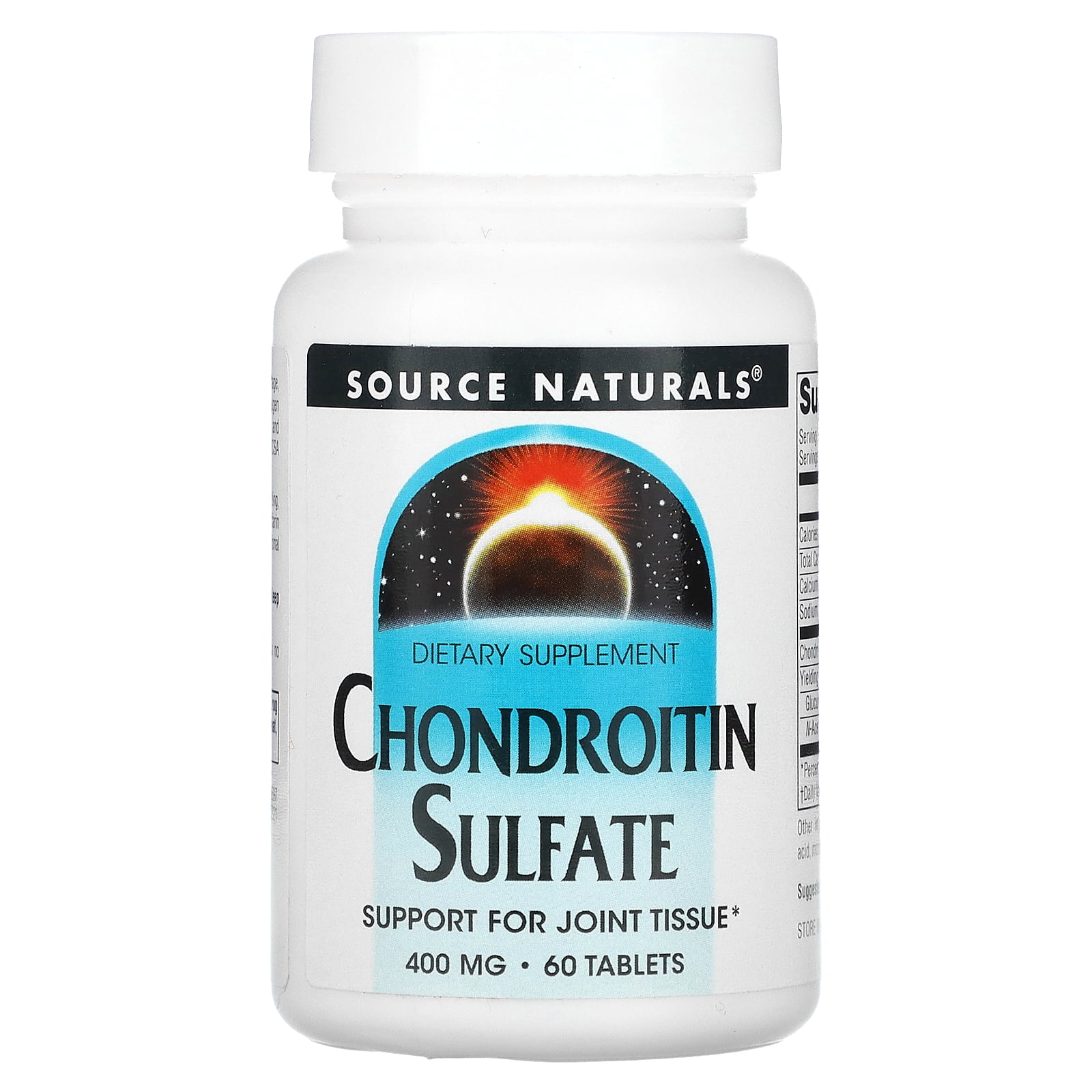 Source Naturals Chondroitin Sulfate, 400 mg, 60 Tablets - Walmart.com