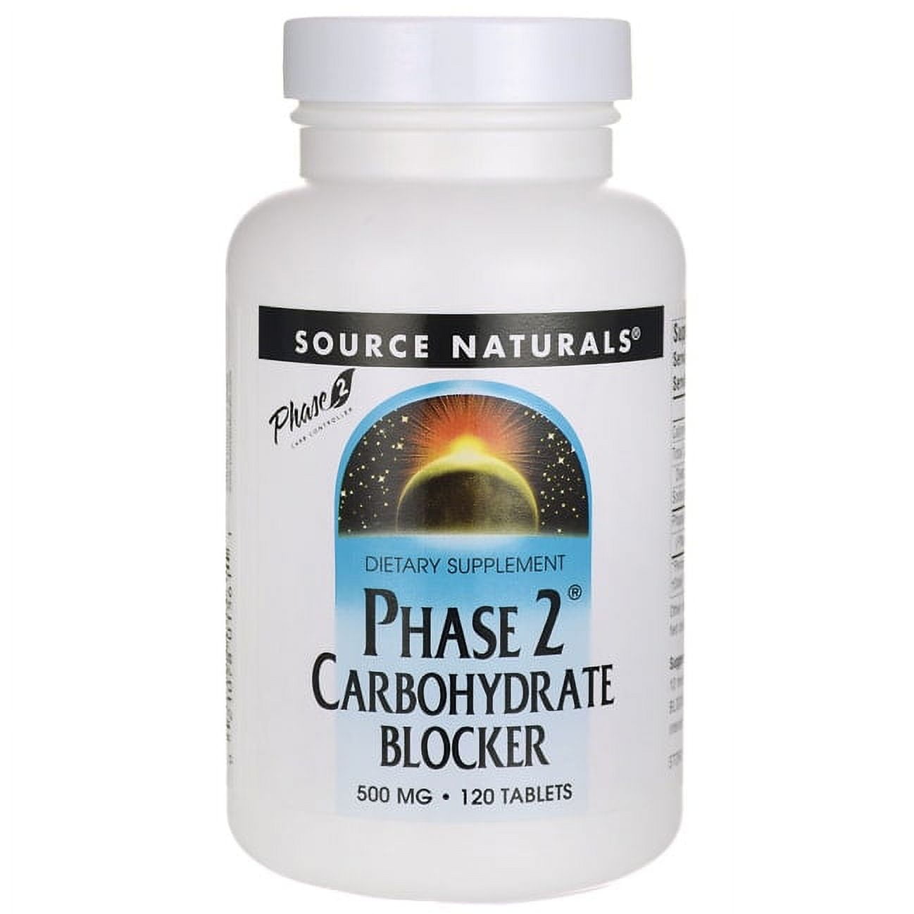 Source Naturals Phase 2 Carbohydrate Blocker, Alpha Supplement, 120 ...
