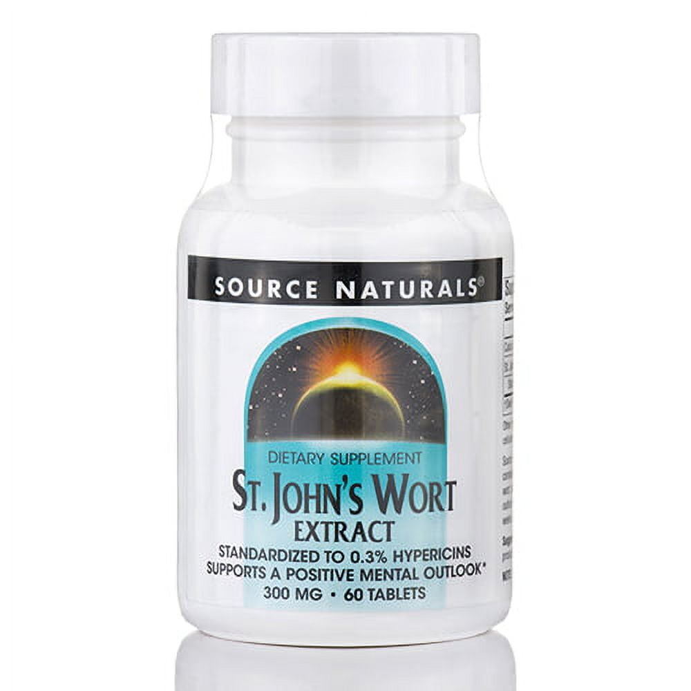 Source Naturals St. John's Wort Extract 300mg, Supports a Positive ...