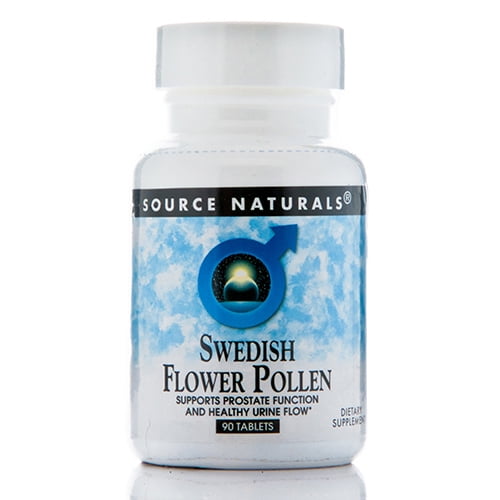 Source Naturals Swedish Flower Pollen, 90 Tablets for Healthy Urine ...