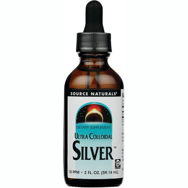 Source Naturals Ultra Colloidal Silver Liquid (10 ppm) 2 oz Liquid ...