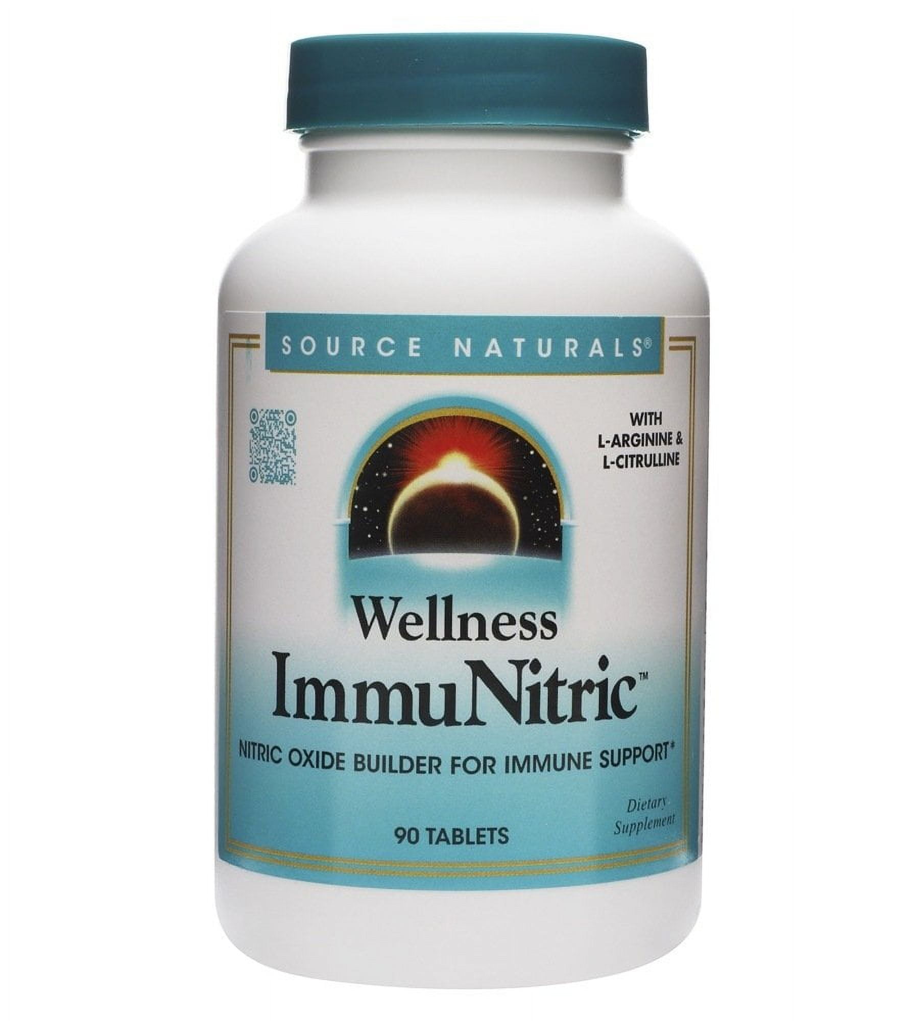 Source Naturals - Wellness ImmuNitric Nitric Oxide Builder for Immune ...