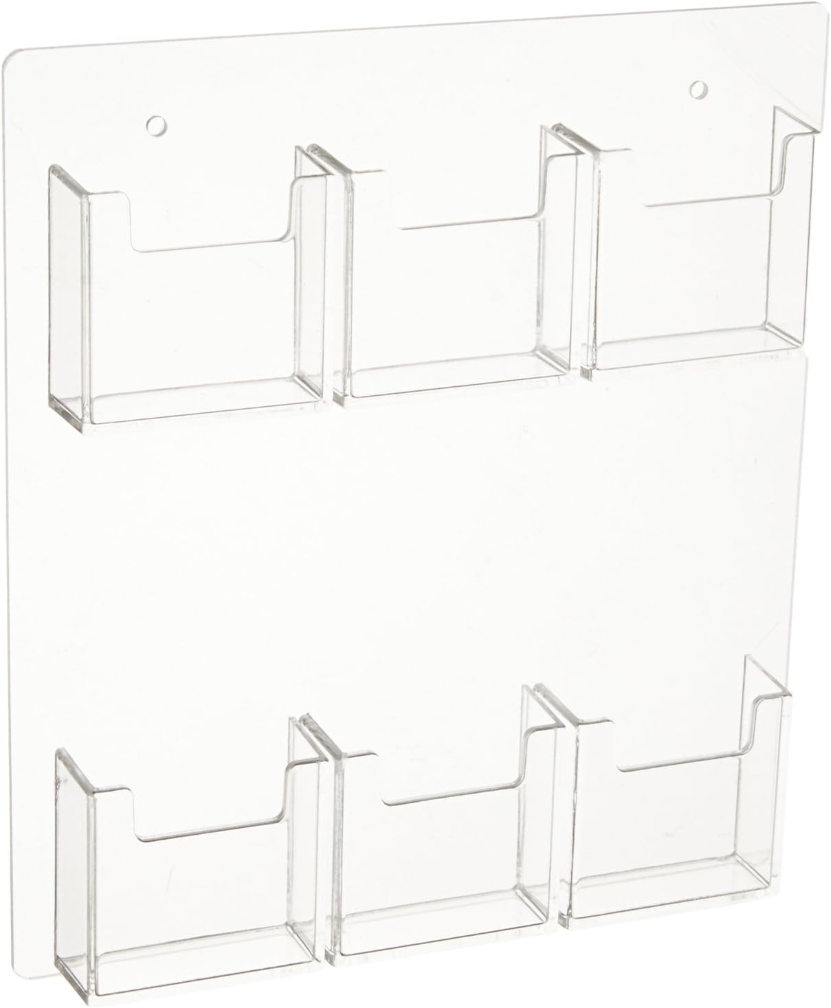 Source One 6 Pocket Vertical Wall Mount Business Display (6P-WM-BC ...