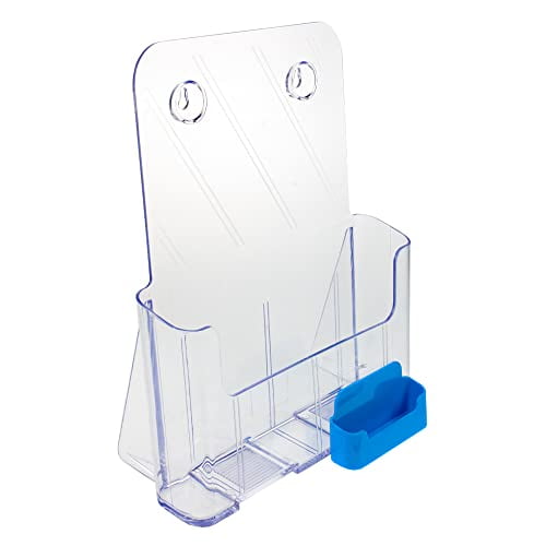 Source One Large Brochure Holder 8.5 x 11 Inches with Business Card ...