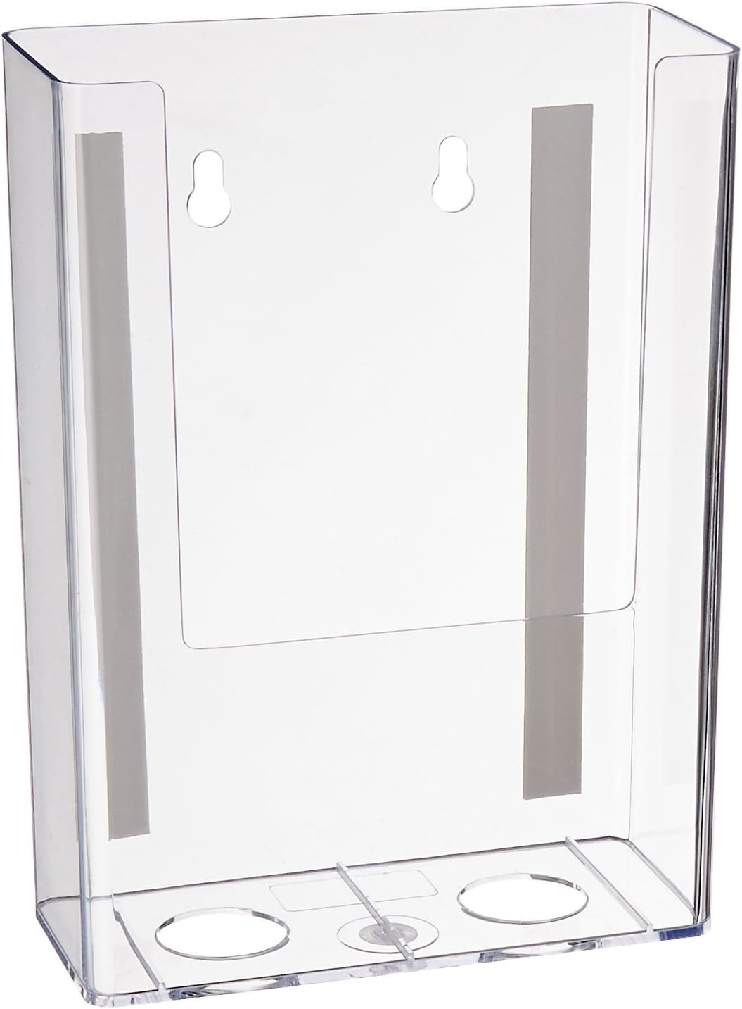 Source One Peel and Stick Clear Brochure Holder (6 Pack, 4 Inch ...