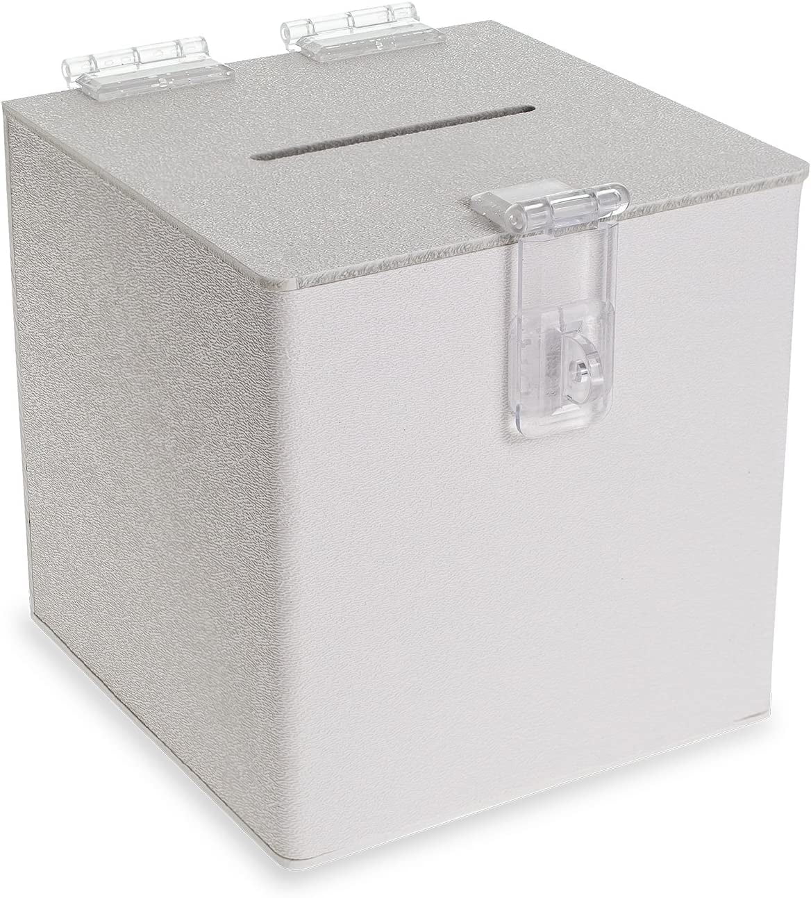 Source One White Cube Donation Box with HASP Suggestion Registration ...