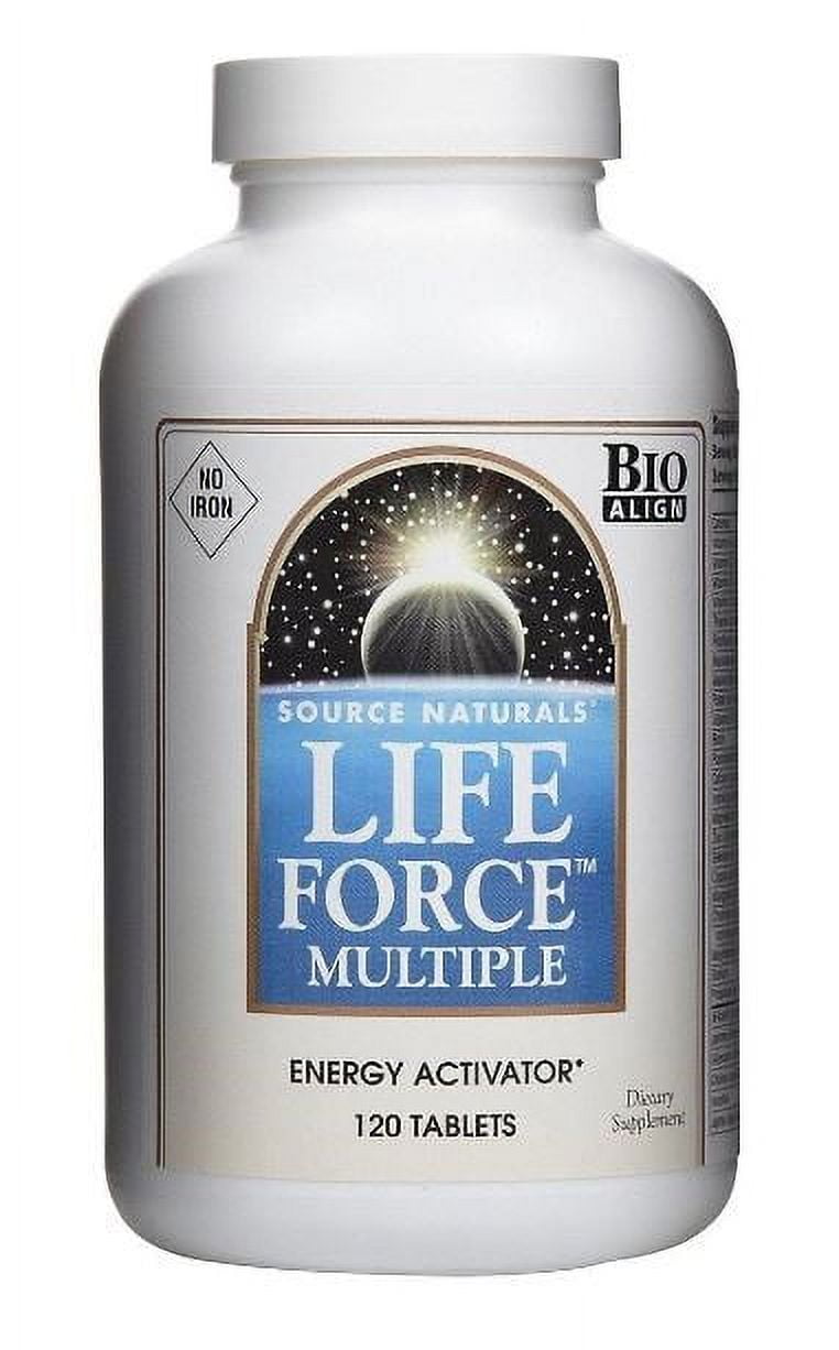 Source naturals life force multiple tablets, no iron, 120 ct - Walmart.com