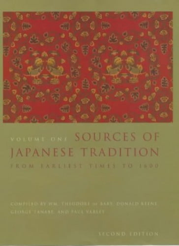 Pre-Owned Sources of Japanese Tradition From Earliest Times to 1600 ...