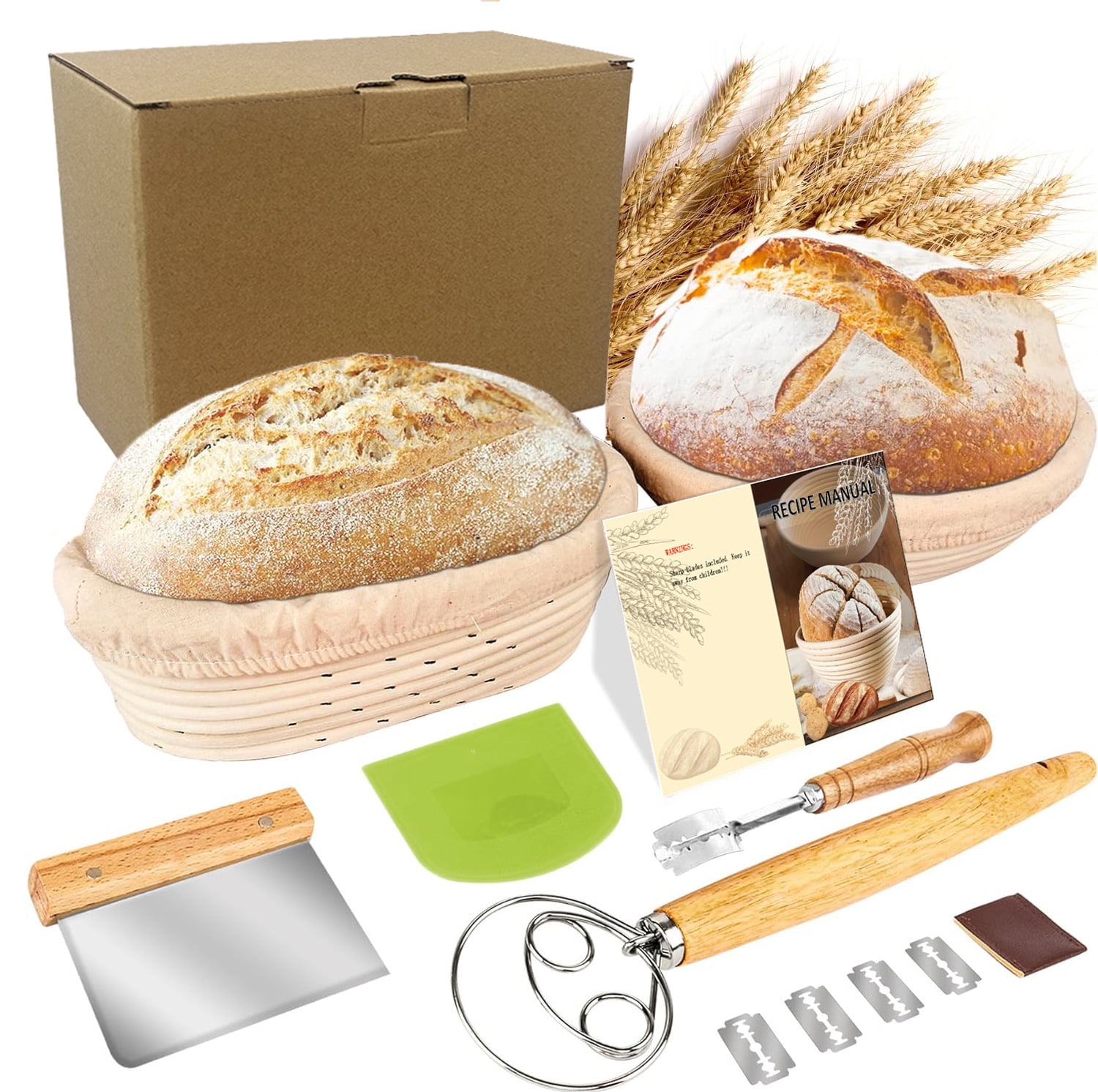 Sourdough Bread Baking Supplies Bread Banneton Leavening Basket ...