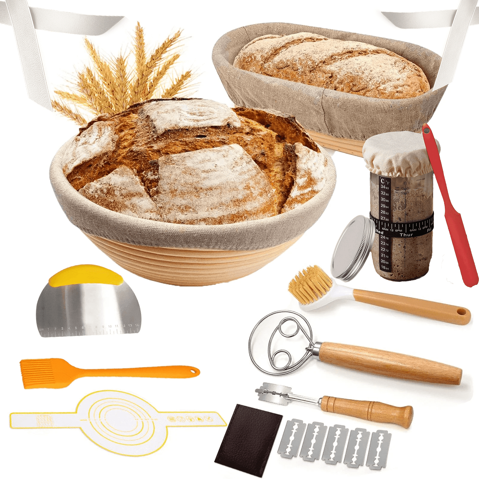 Sourdough Bread Baking Kit, 12-Piece Set – 9