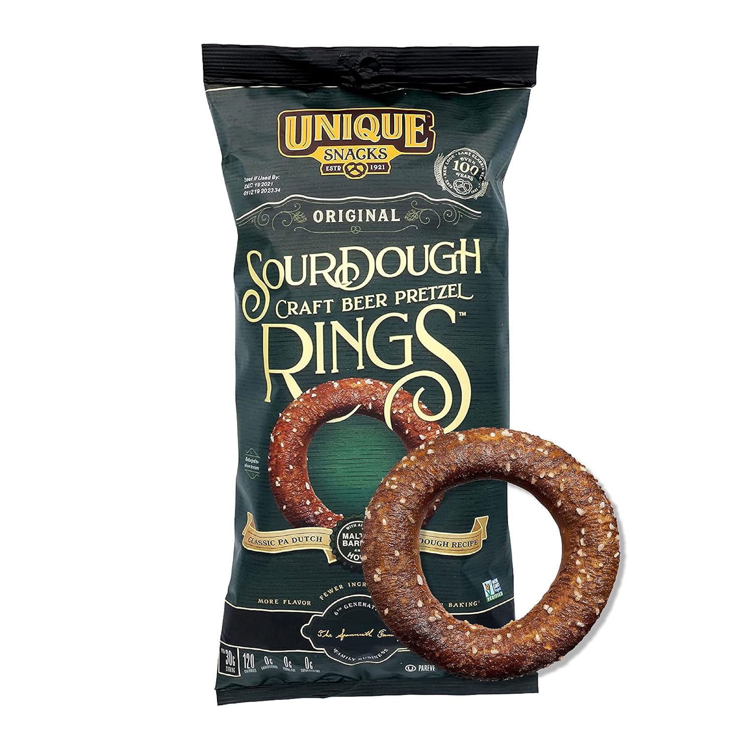 Sourdough Craft Beer Pretzel Rings, Delicious Homestyle Baked Snack Bag ...