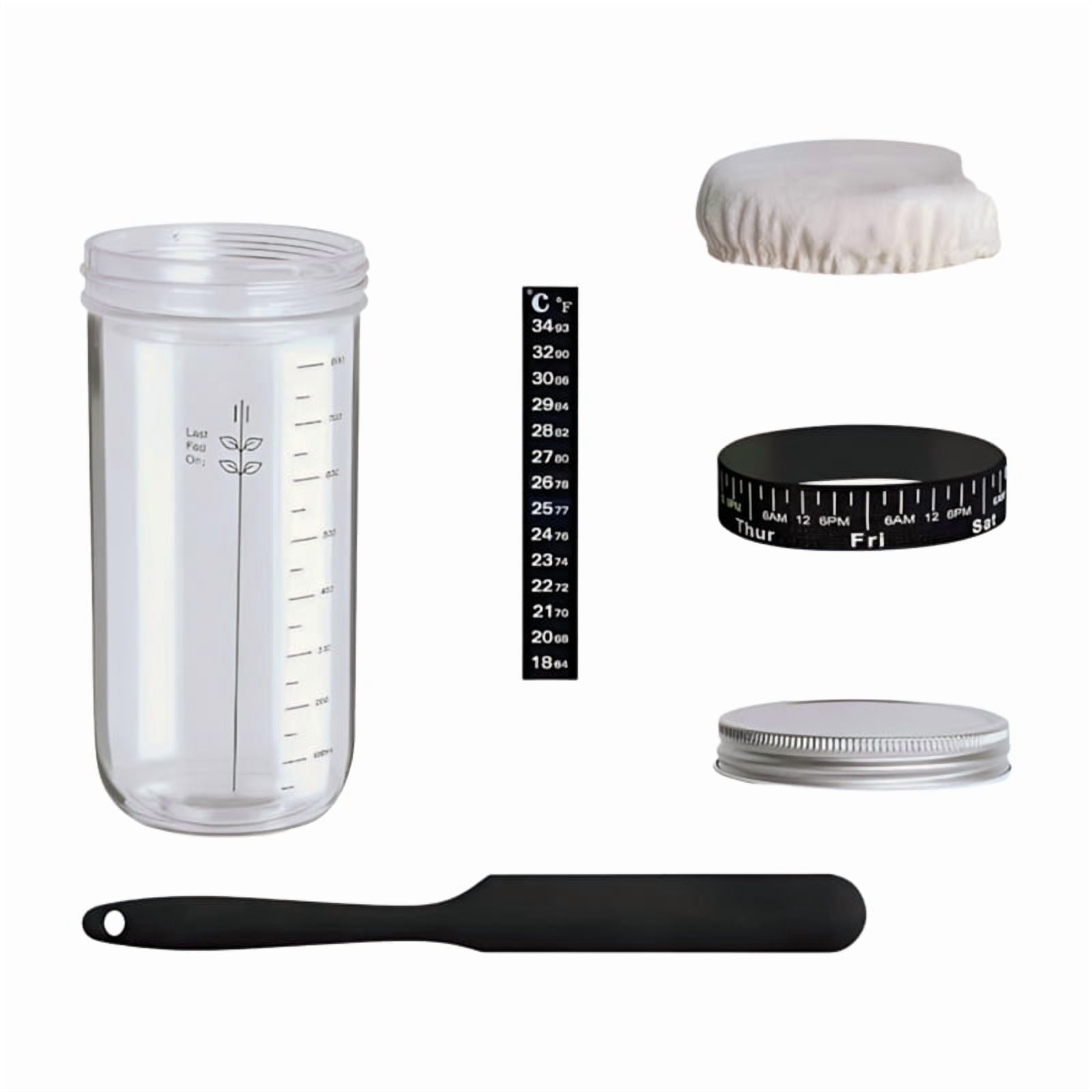 Sourdough Kit, Sourdough Bread Glass Jars Airtight Jars 1000ml,1 * acid ...