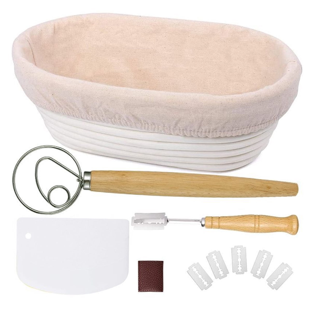 Sourdough Proofing Basket,10-inch Round or 9-inch Oval Banneton Bread ...