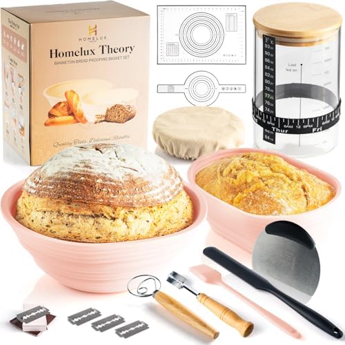 Sourdough Starter Kit, 14pcs Bread Making Kit & Sourdough Bread Baking ...