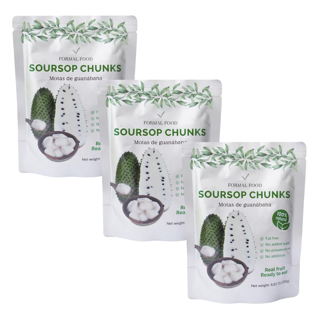 Soursop (Guanabana) Fruit 100% BCF26 Natural And Real - No Added Sugar ...