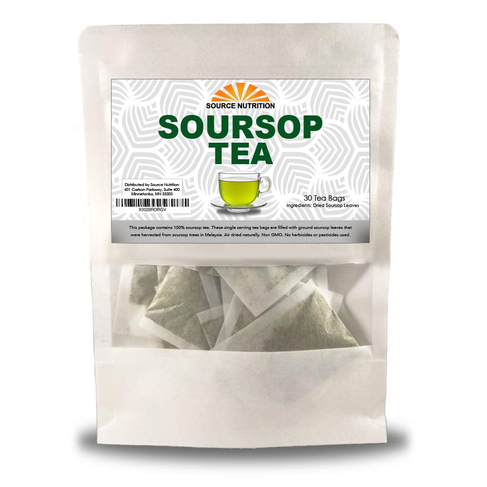 Soursop Tea By Source Nutrition - Pure Graviola, Cut And Sifted Leaves ...