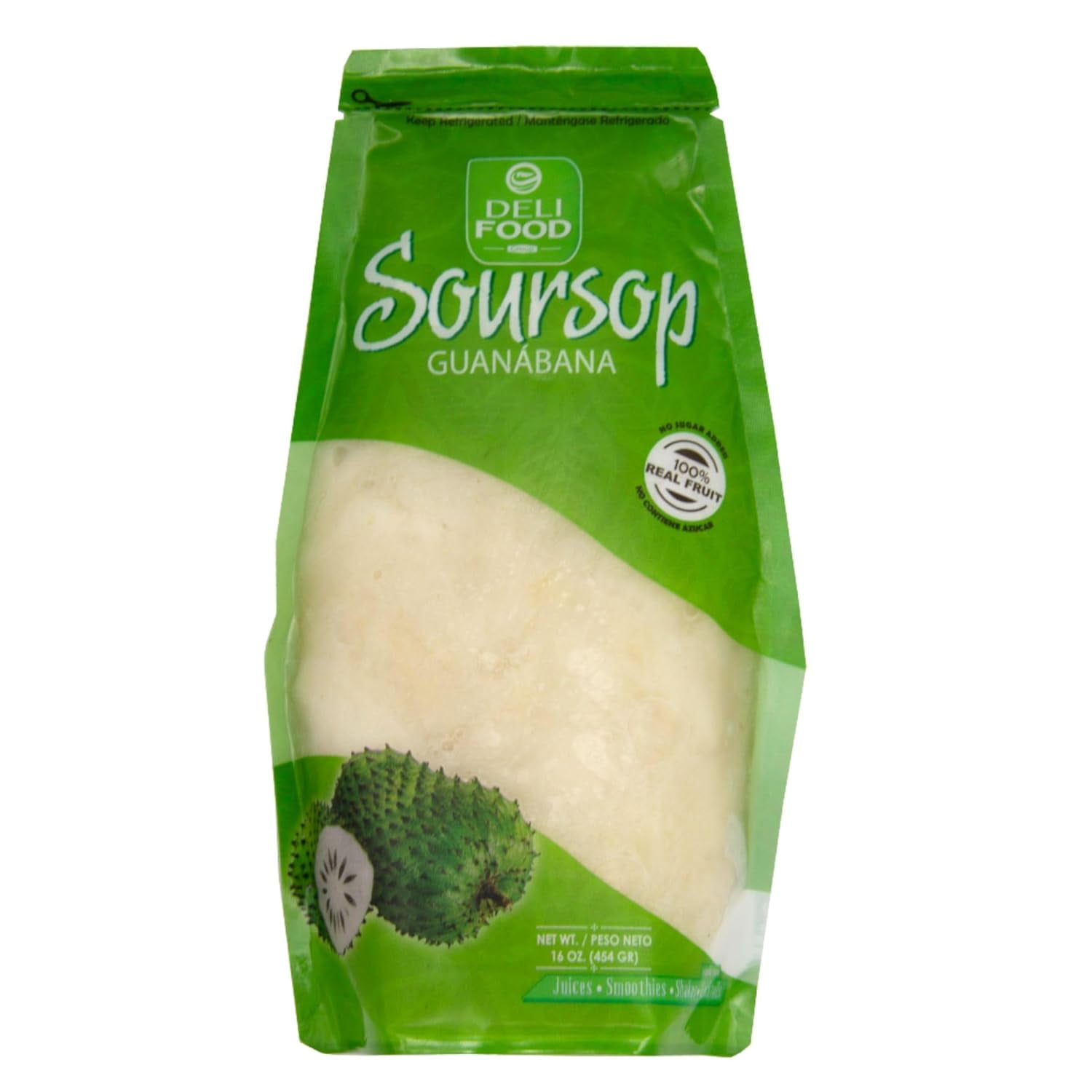 Soursop fruit pulp No Added Sugar Guanabana pulp Authentic Flavor, Real ...