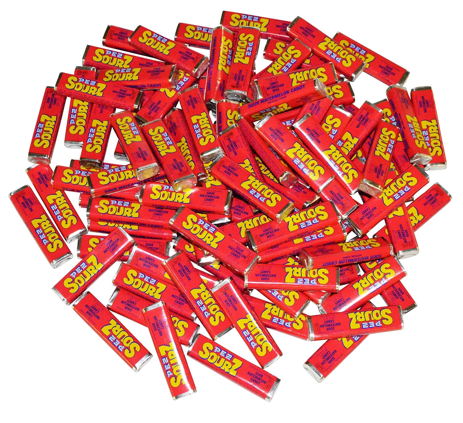 Sourz Candy Single Flavor 2 Lb Bulk Bag (Sour Watermelon) Sour Candy ...