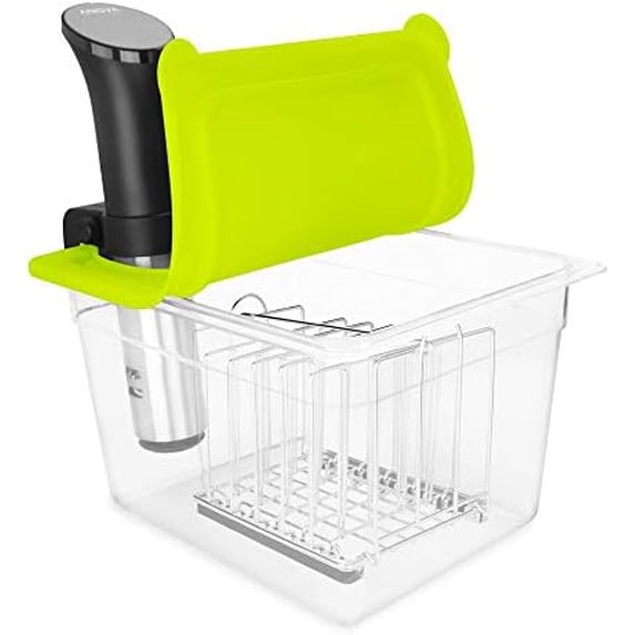 Sous Vide Container 12 Quarts with Universal Silicone Lid and Sous Vide ...