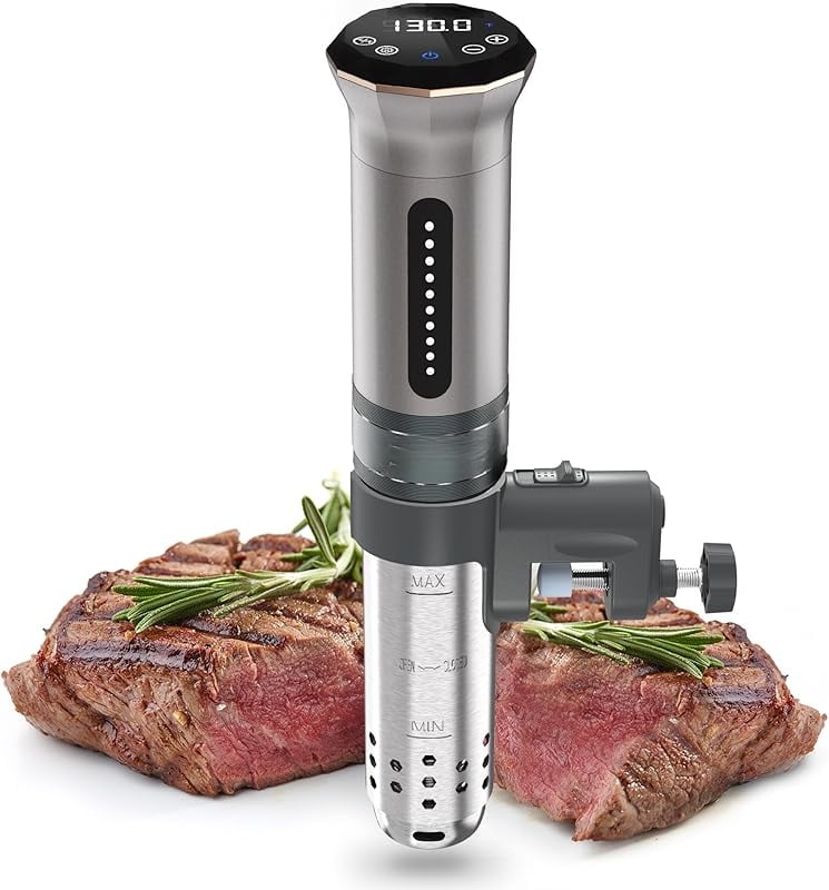 Sous Vide Cooker Machine: Ultra-quiet 1100 Watt IPX7 Waterproof Water ...