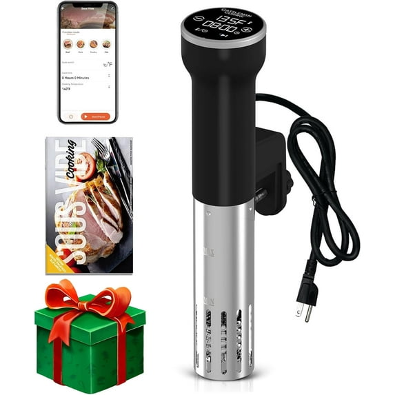 Sous Vide Machines Wi-Fi, 1000W, IPX7 Waterproof, Immersion Circulator ...