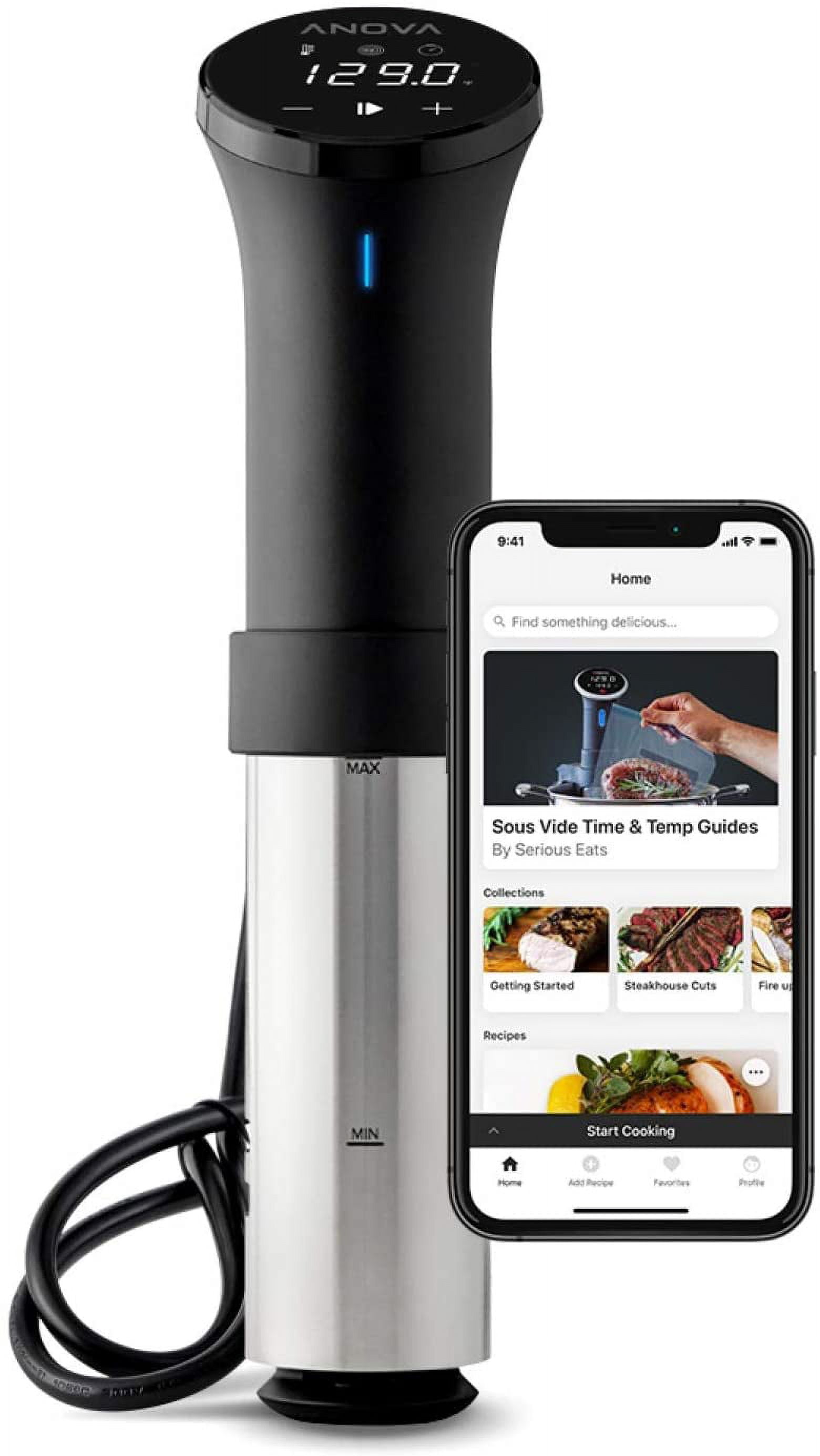 Sous Vide Precision Cooker 2.0 (WiFi), 1000 Watts - Walmart.com