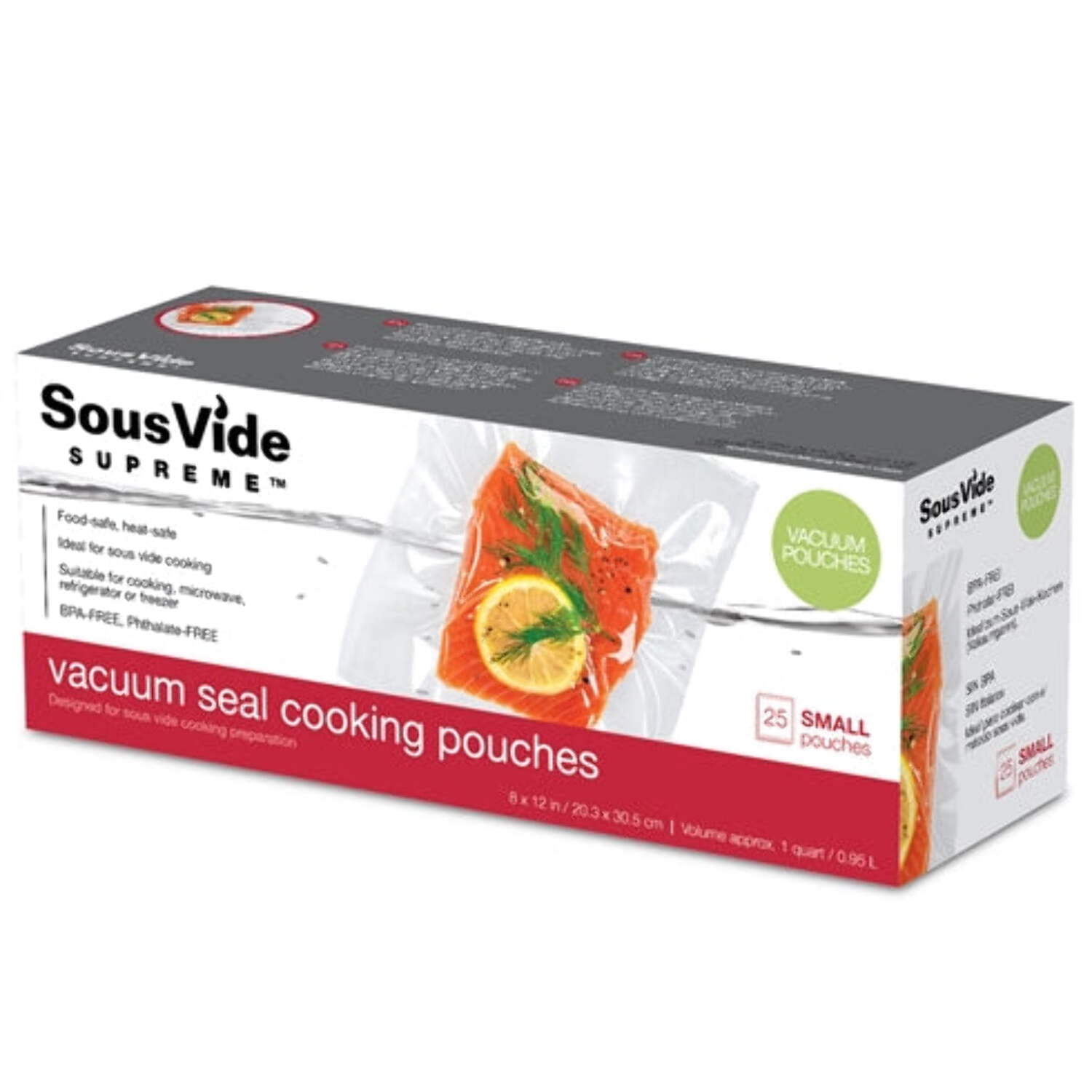 SousVide Supreme Vacuum Seal Cooking Pouches/Bags, Small - Walmart.com