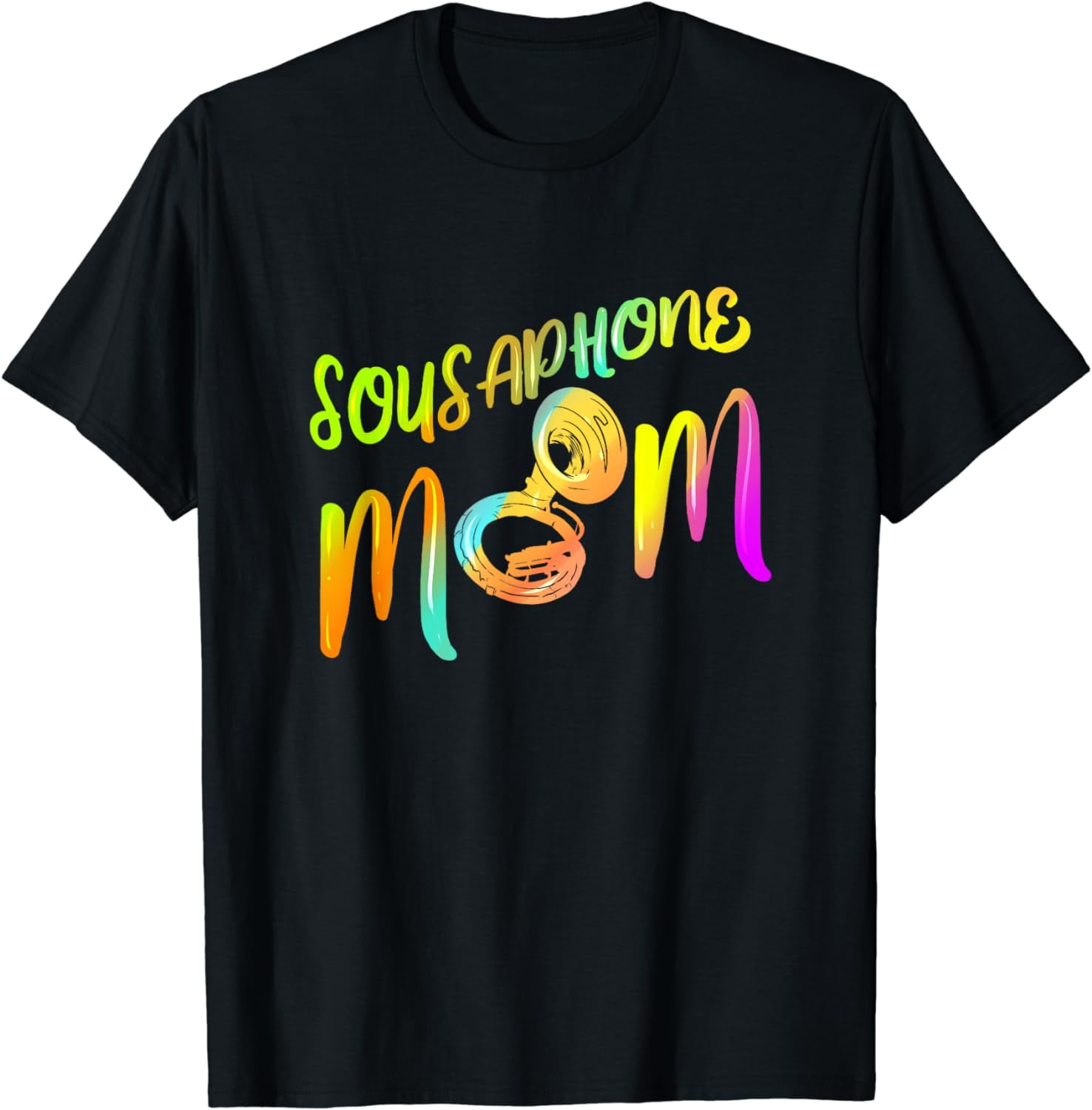 Sousaphone Player Tuba Marching Band Member Mom Gift Summer Casual ...