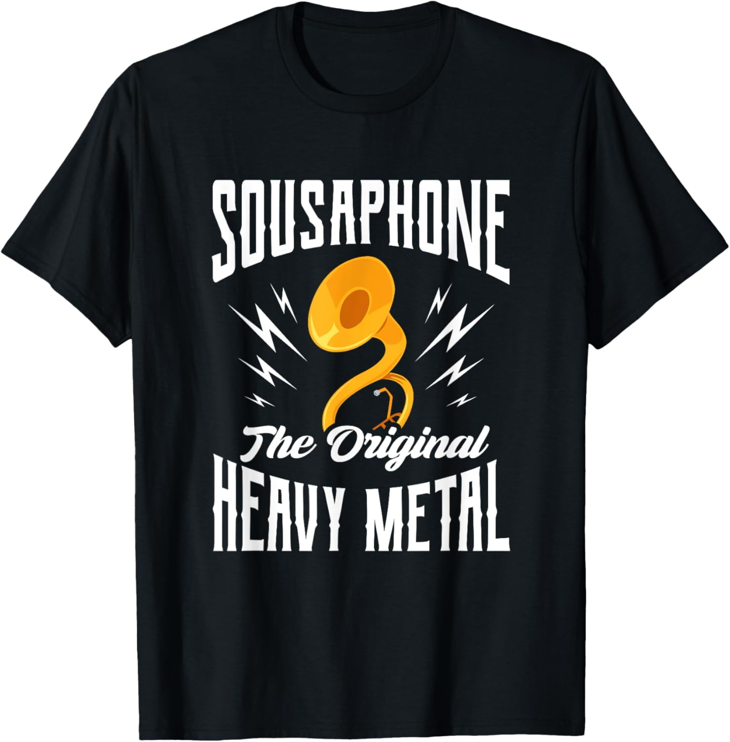 Sousaphone The Original Heavy Metal Brass Music Player T-Shirtmen and ...