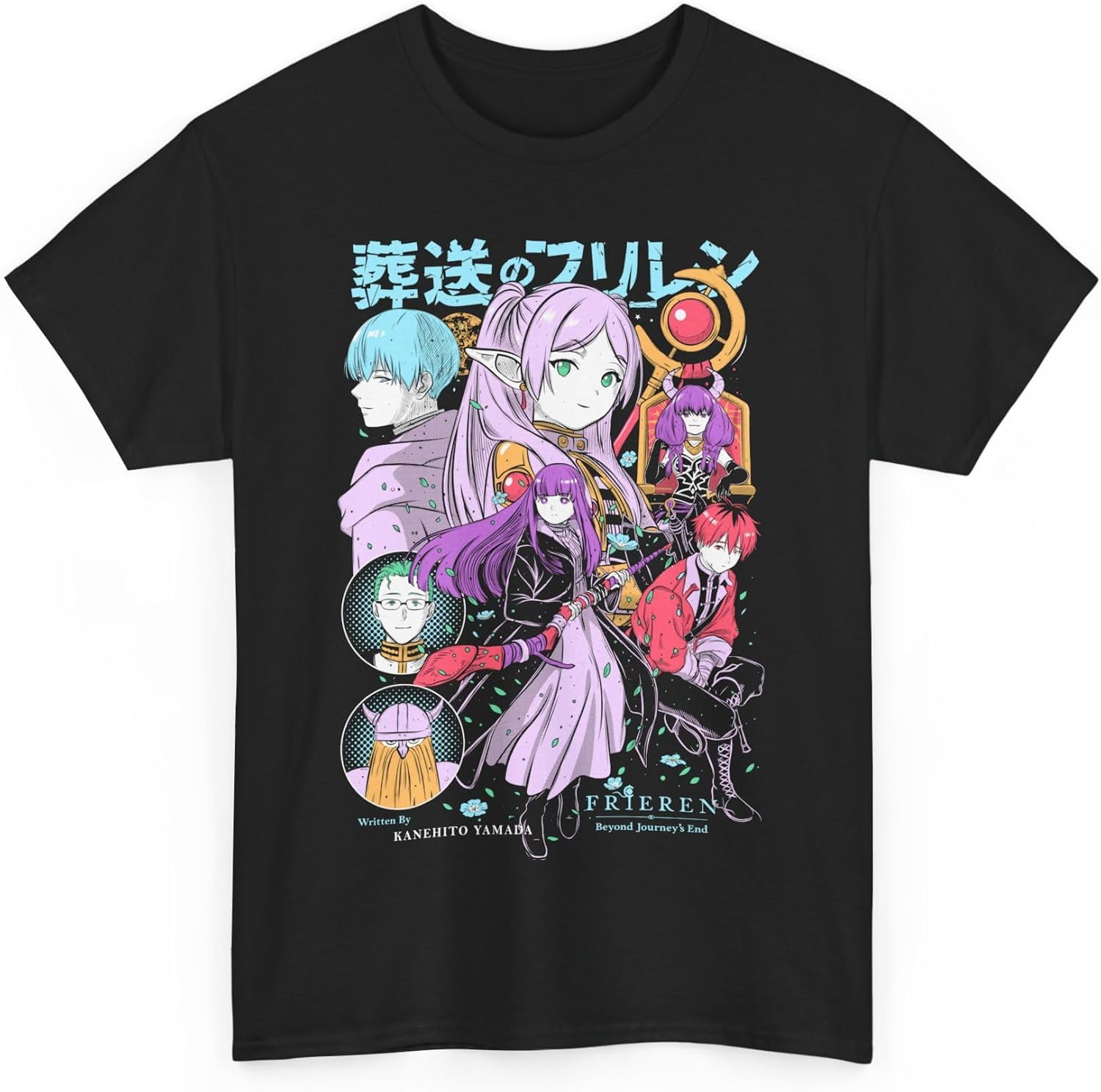 Sousou no Frieren Beyond Journey's End T-Shirt Anime Merch Casual Short ...