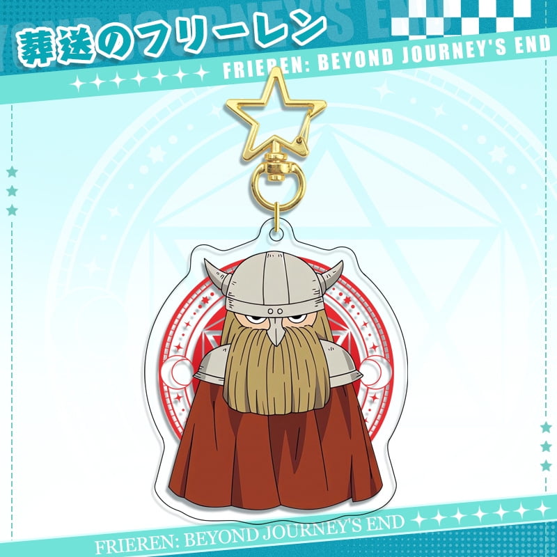 Sousou no Frieren Star Keychain, Firenze, Simmel Peripheral Acrylic ...