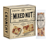 SOUTH 40 SNACKS, Mixed Nut Bar, 40g, 12 pack with real almonds and ...