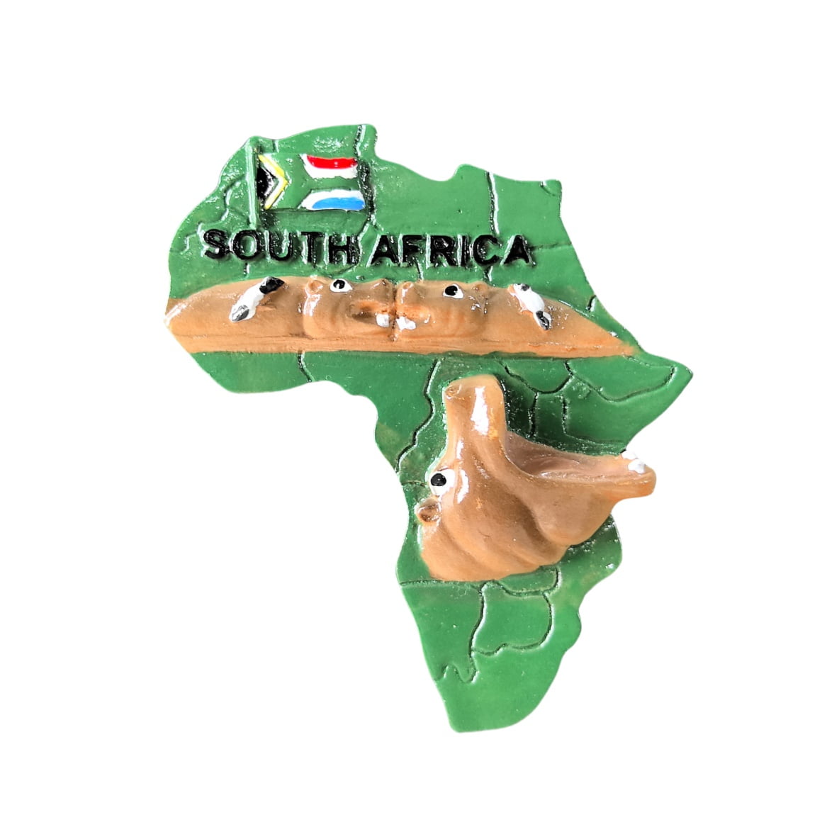 South Africa 3D Hippo Fridge Magnet Souvenir Gift,Resin Handmade South ...