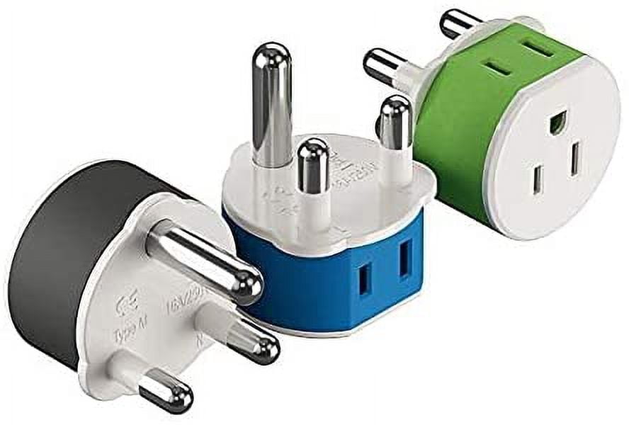 South Africa, Botswana Travel Adapter - 2 In 1 - Type M - Compact ...