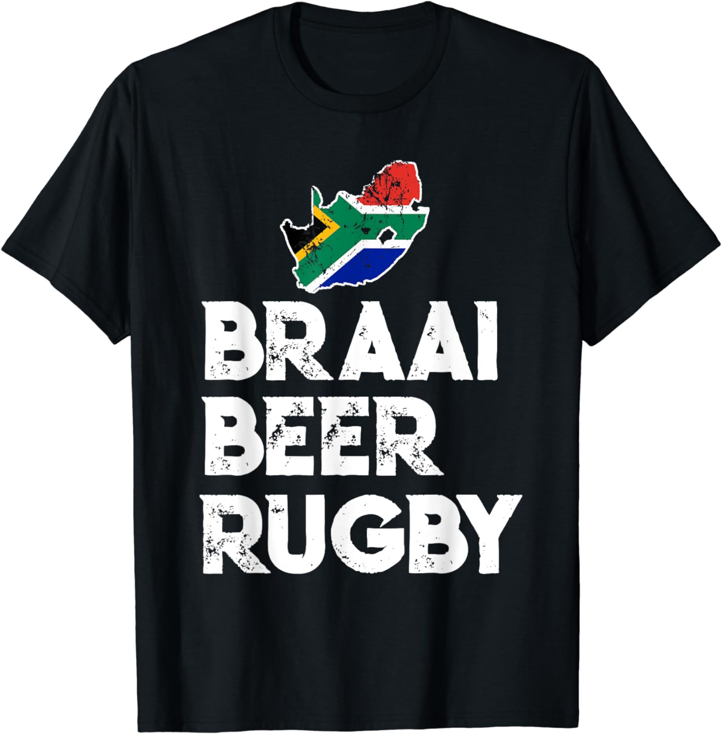 South African Braai Beer Rugby Flag Patriotic T-Shirt - Walmart.com