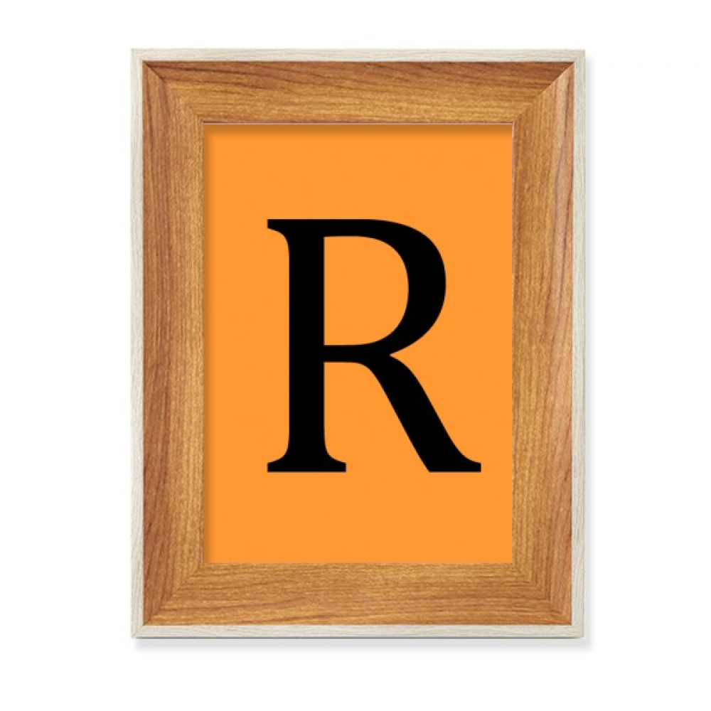 South African Currency Symbol Rand ZAR Desktop Wooden Photo Frame ...
