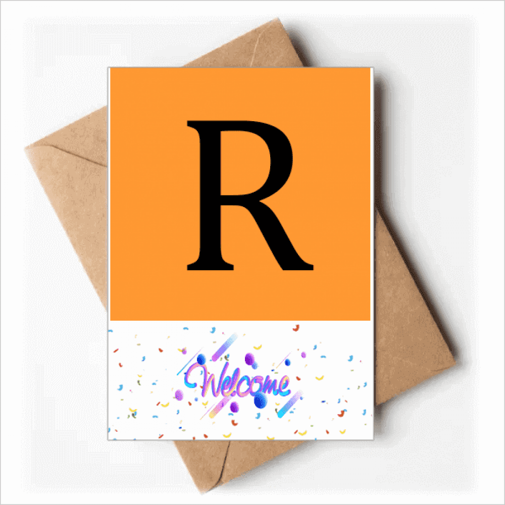 South African Currency Symbol Rand ZAR Welcome Back Greeting Cards ...