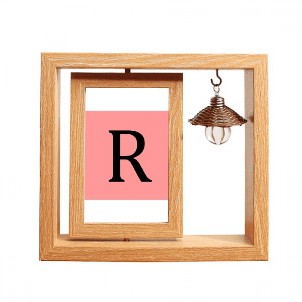 South African Currency Symbol Rand ZAR Wooden Rotating Picture Photo ...