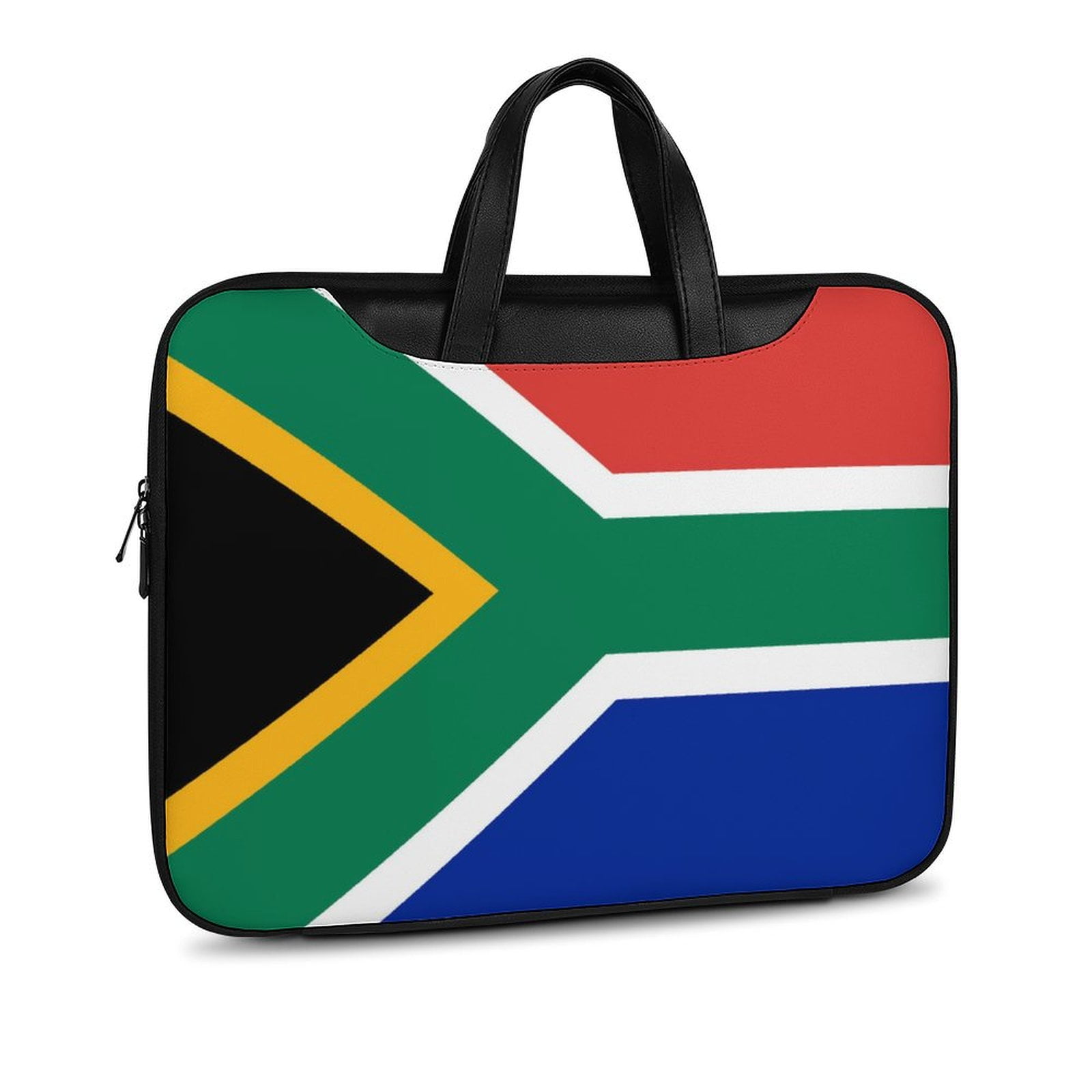 South African Flag PU Leather Laptop Bag Women Man Office Notebook ...