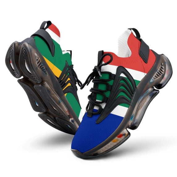 South African Flag Walking Shoes for Men Woman Lightweight Tennis ...