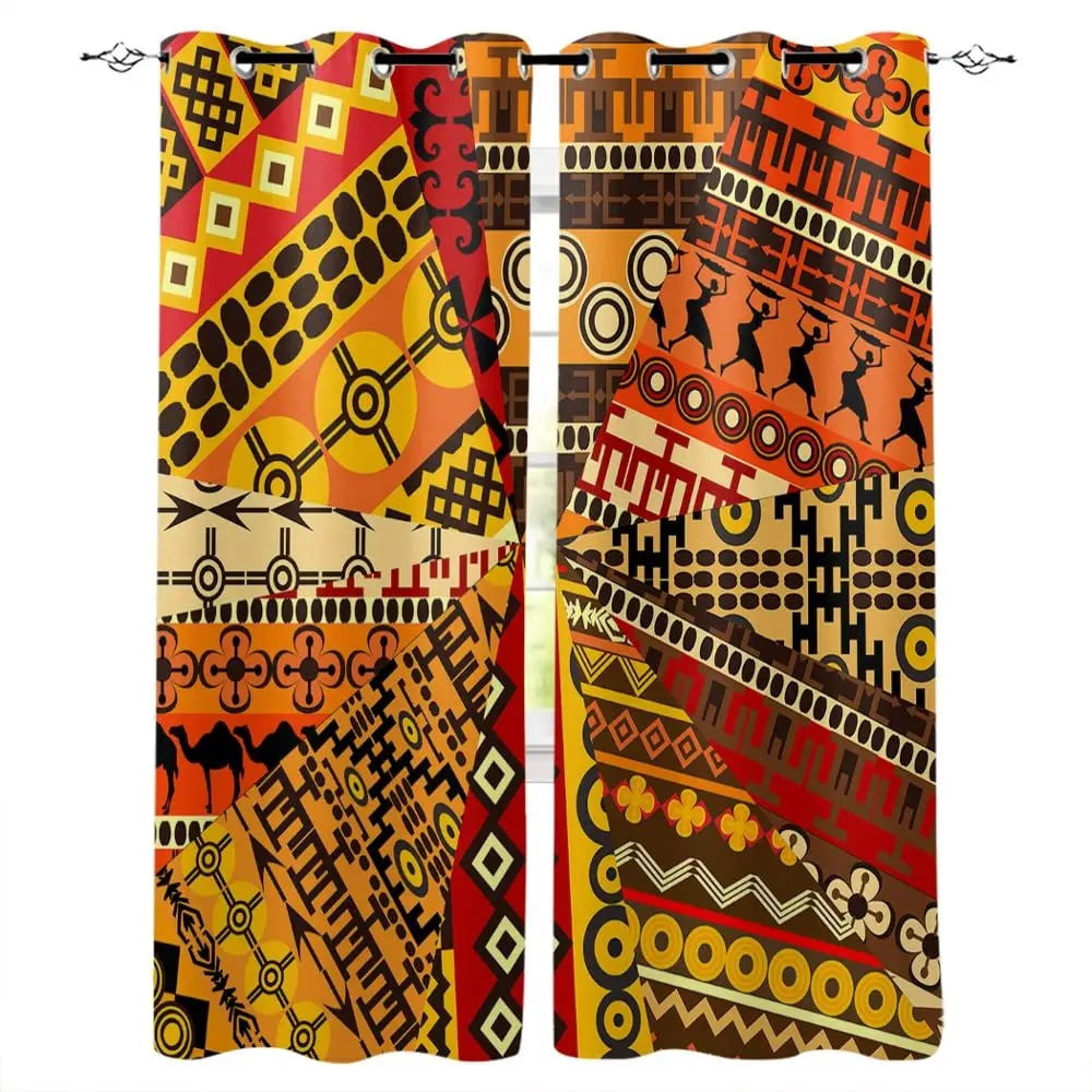 South African Traditional Ethnic Style Curtains Kitchen r Items Window ...