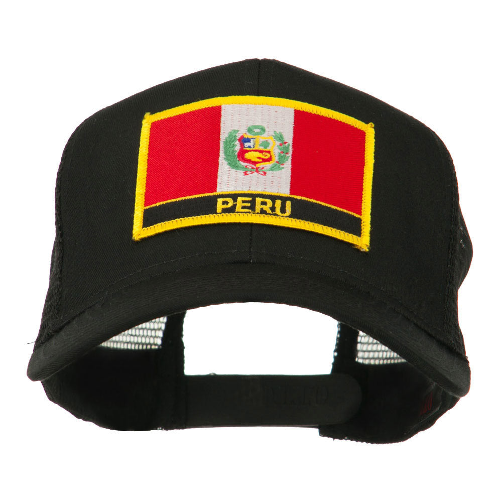 South America Flag Letter Patched Mesh Cap - Peru OSFM - Walmart.com